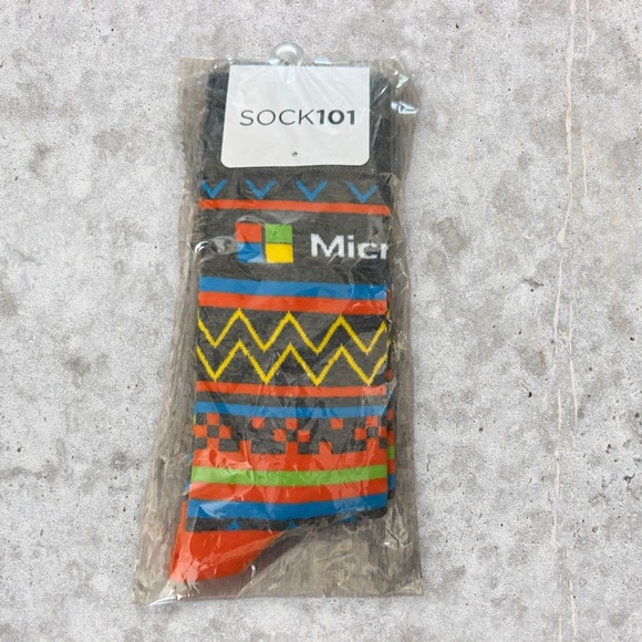 Microsoft | Accessories | New Microsoft Pattered Crew Dress Socks ...
